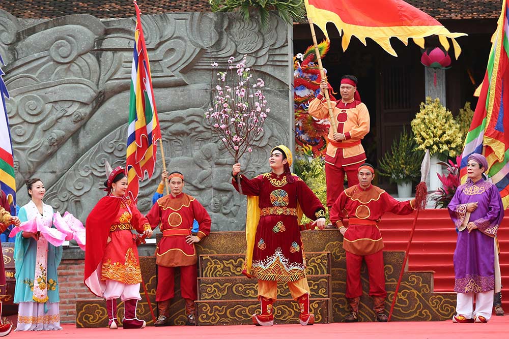 Xem lễ rước và màn sử thi ấn tượng tại hội gò Đống Đa