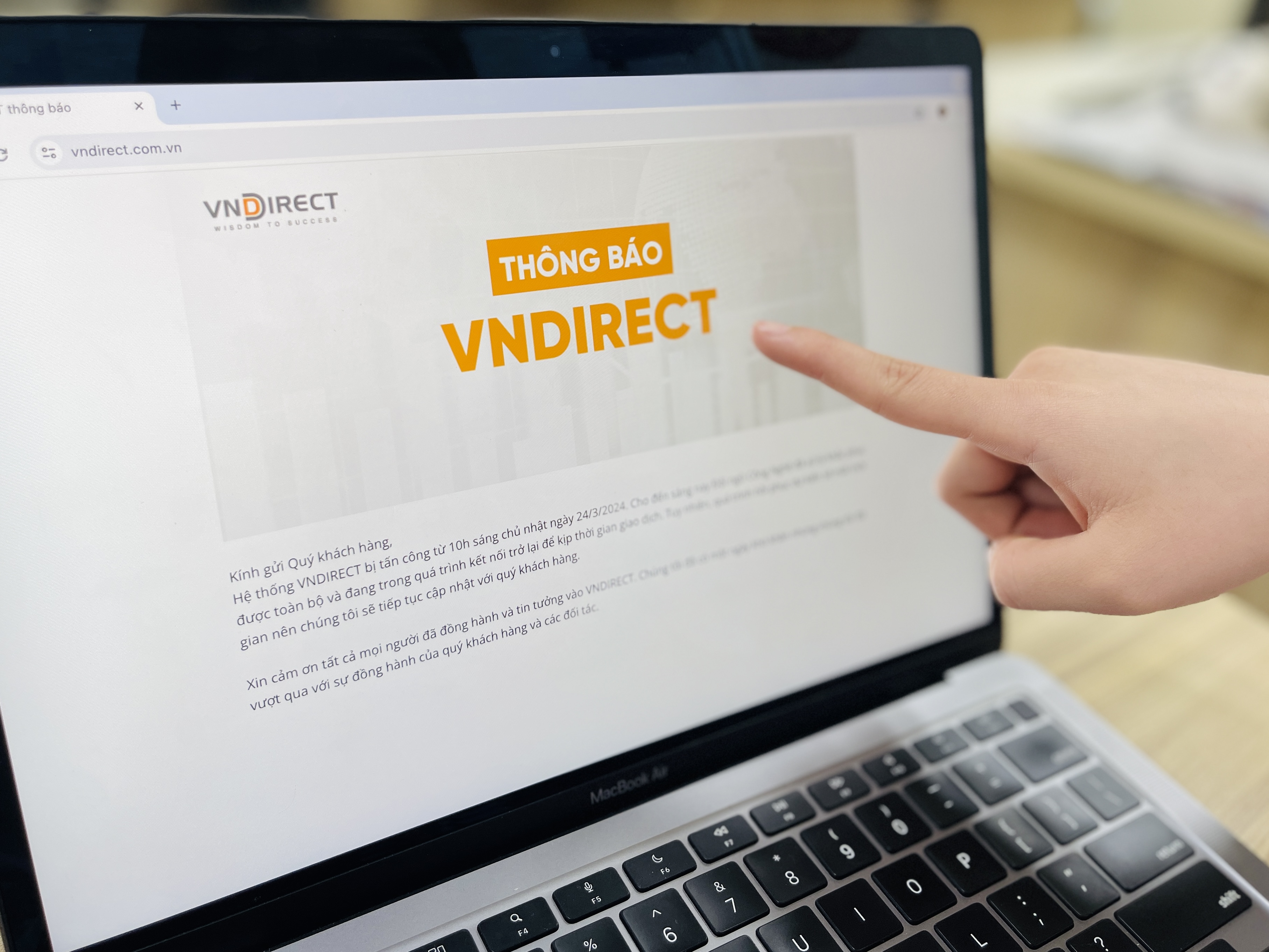 Công an đang vào cuộc điều tra vụ việc VNDIRECT bị tấn công