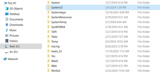 Hệ quả khôn lường khi System32 bị ảnh hưởng trong Windows | VOZ