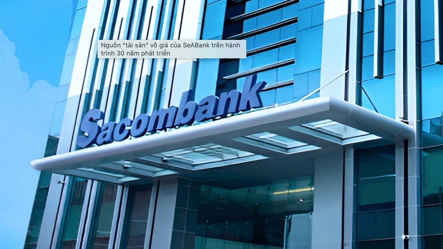 Cổ phiếu Sacombank bất ngờ lao dốc