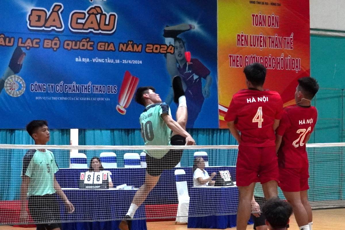 Khai mạc Giải vô địch đá cầu cá nhân quốc gia 2025