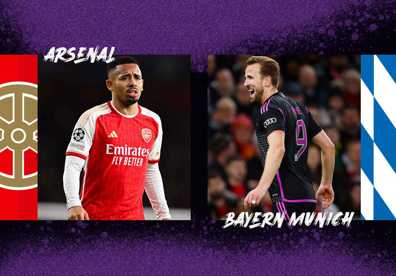 Link xem trực tiếp Arsenal - Bayern, lượt đi tứ kết Champions League