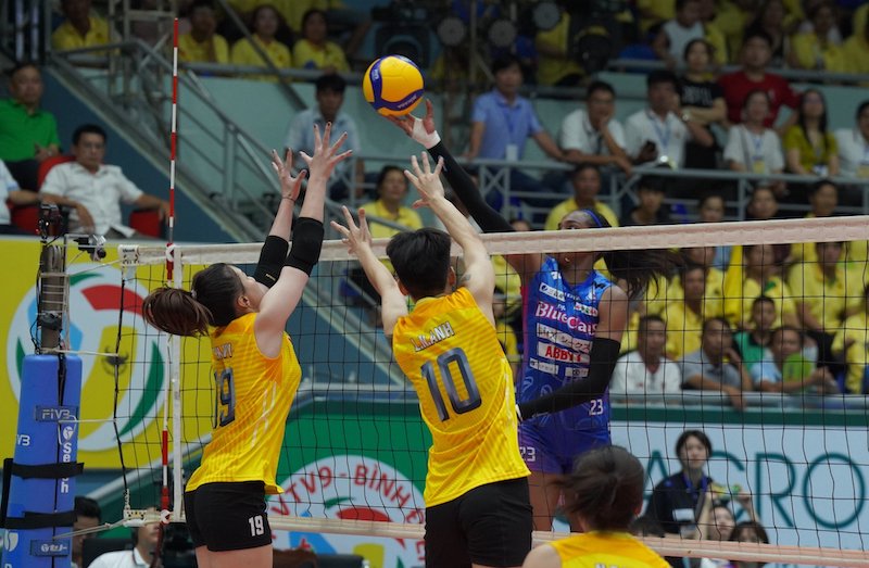 Bảng xếp hạng giải bóng chuyền nữ quốc tế cúp VTV9 Bình Điền 2024: PFU Blue Cats nhất bảng A