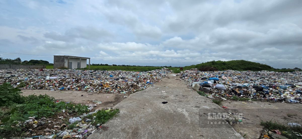 Bãi rác ở Thái Bình quá tải, dân kêu ô nhiễm, chính quyền đau đầu xử lý