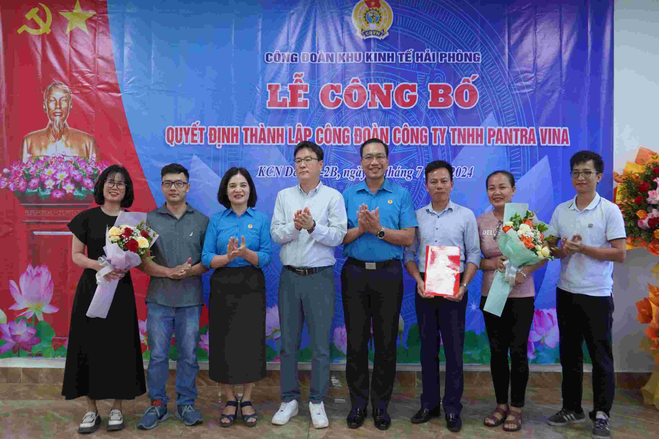 Thành lập Công đoàn Công ty TNHH Pantra Vina tại Hải Phòng