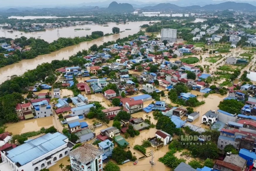 Thái Nguyên thiệt hại gần 200 tỉ do lũ lụt sau bão số 3
