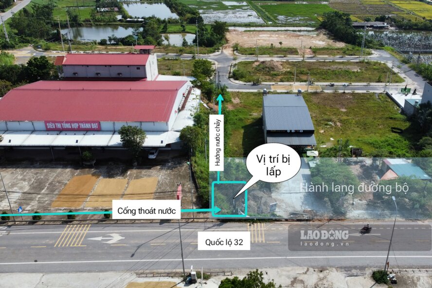 Xung quanh việc 2 bảo vệ quyết ngăn lấp cống trên QL32 | VOZ