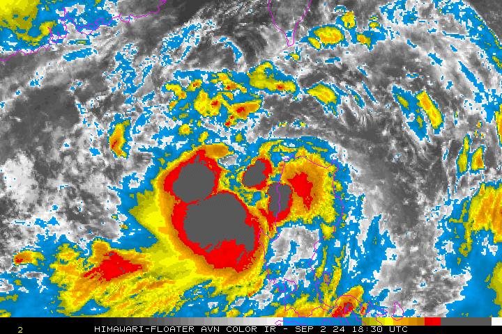 Dự báo bão, áp thấp gần Philippines từ nay tới hết tháng 9
