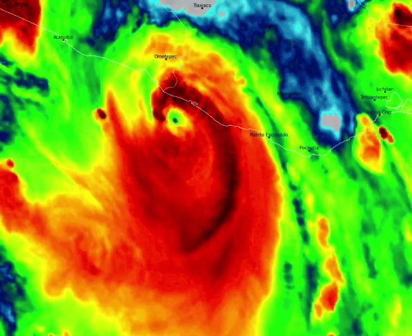 Hurricane John's journey intensifies rapidly in 24 hours