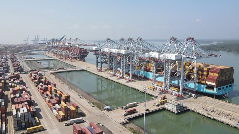 Cảng biển Cái Mép - Thị Vải tăng trưởng ấn tượng trong 9 tháng đầu năm 2025