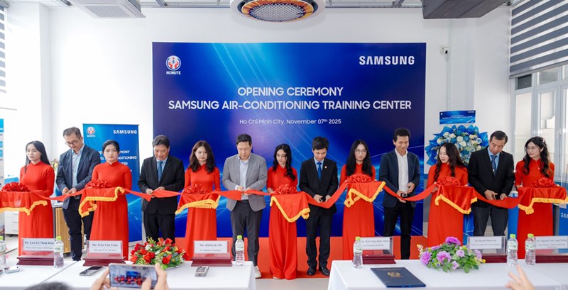 Samsung inaugurates Air conditioning Training Center at HCMUTE