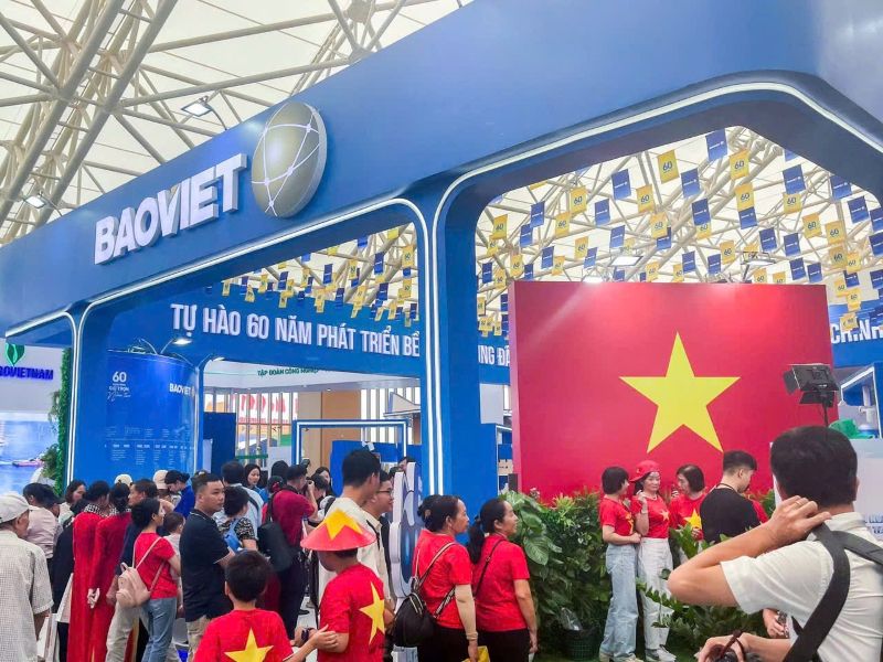 Gian hàng Bảo Việt - dấu ấn 60 năm đồng hành cùng đất nước
