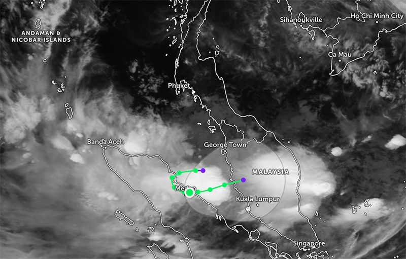 Bão Senyar cực hiếm hơn 180 năm qua đột ngột xuất hiện