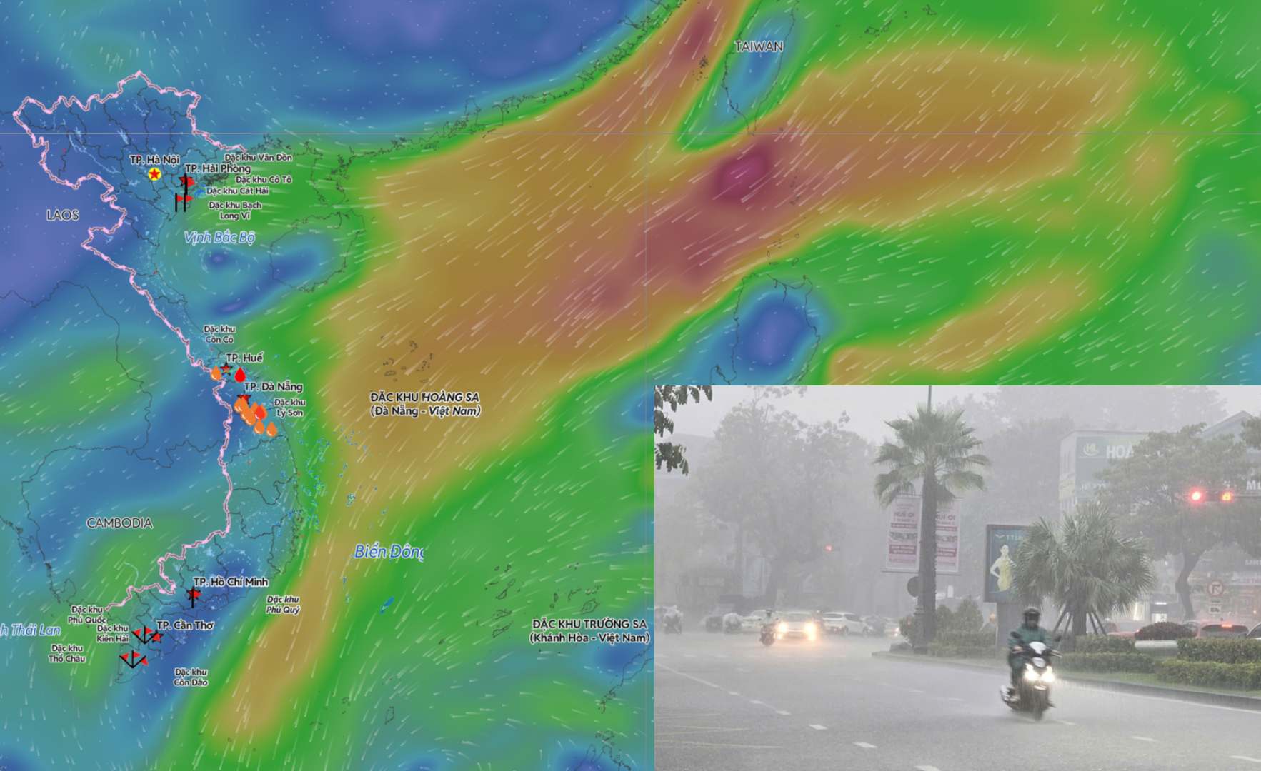Forecast of thunderstorms in provinces and cities due to cold air next week