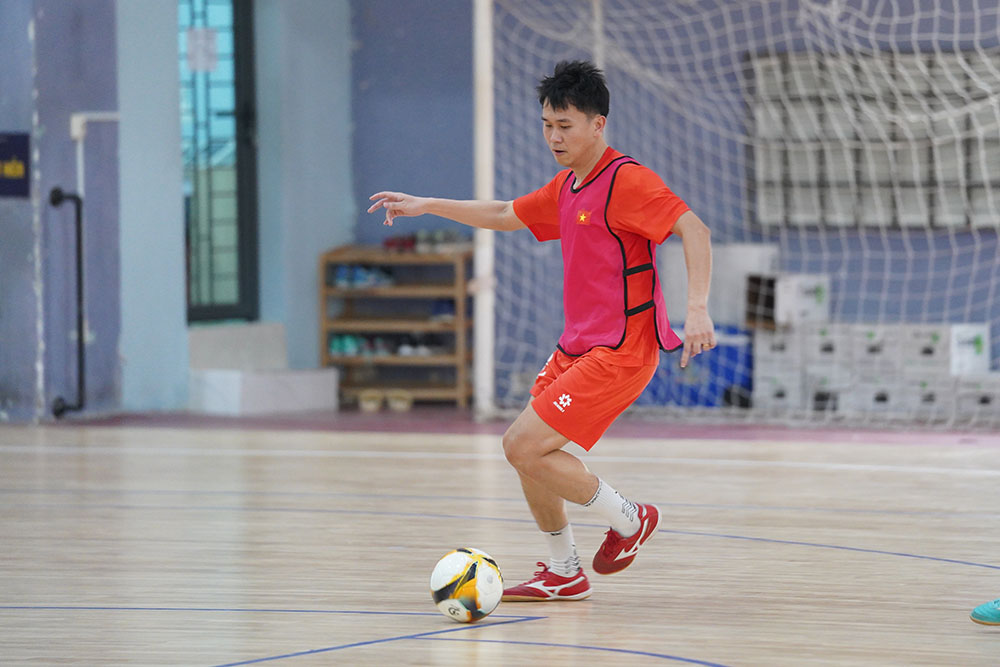 Vietnam futsal team practices first session in Ho Chi Minh City