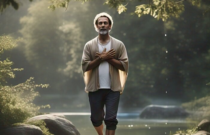 Bất ngờ với công dụng của việc thiền khi đi bộ