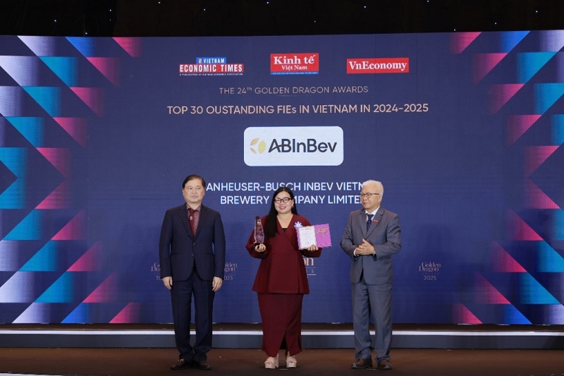 AB InBev honored at the Golden Dragon Awards for 4 years