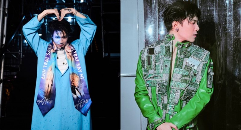 Anh Tu Atus's fashion style in the 6 nights of the Anh trai say hi concert