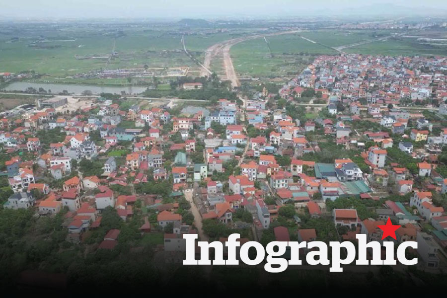 Trụ sở các xã mới của huyện Mê Linh, Hà Nội sau sắp xếp