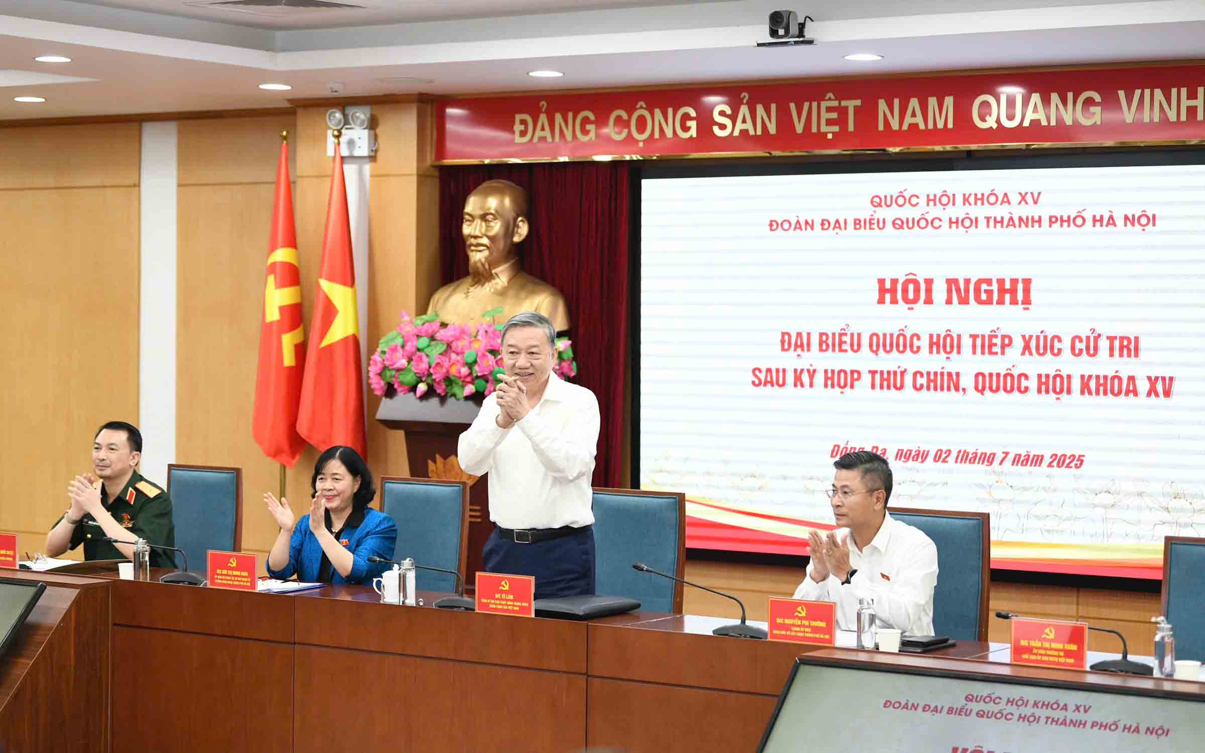 General Secretary: The people are very happy to have a new, dynamic and ...