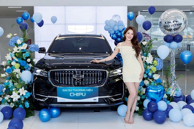 Chi Pu becomes owner of luxury SUV Geely Monjaro Flagship