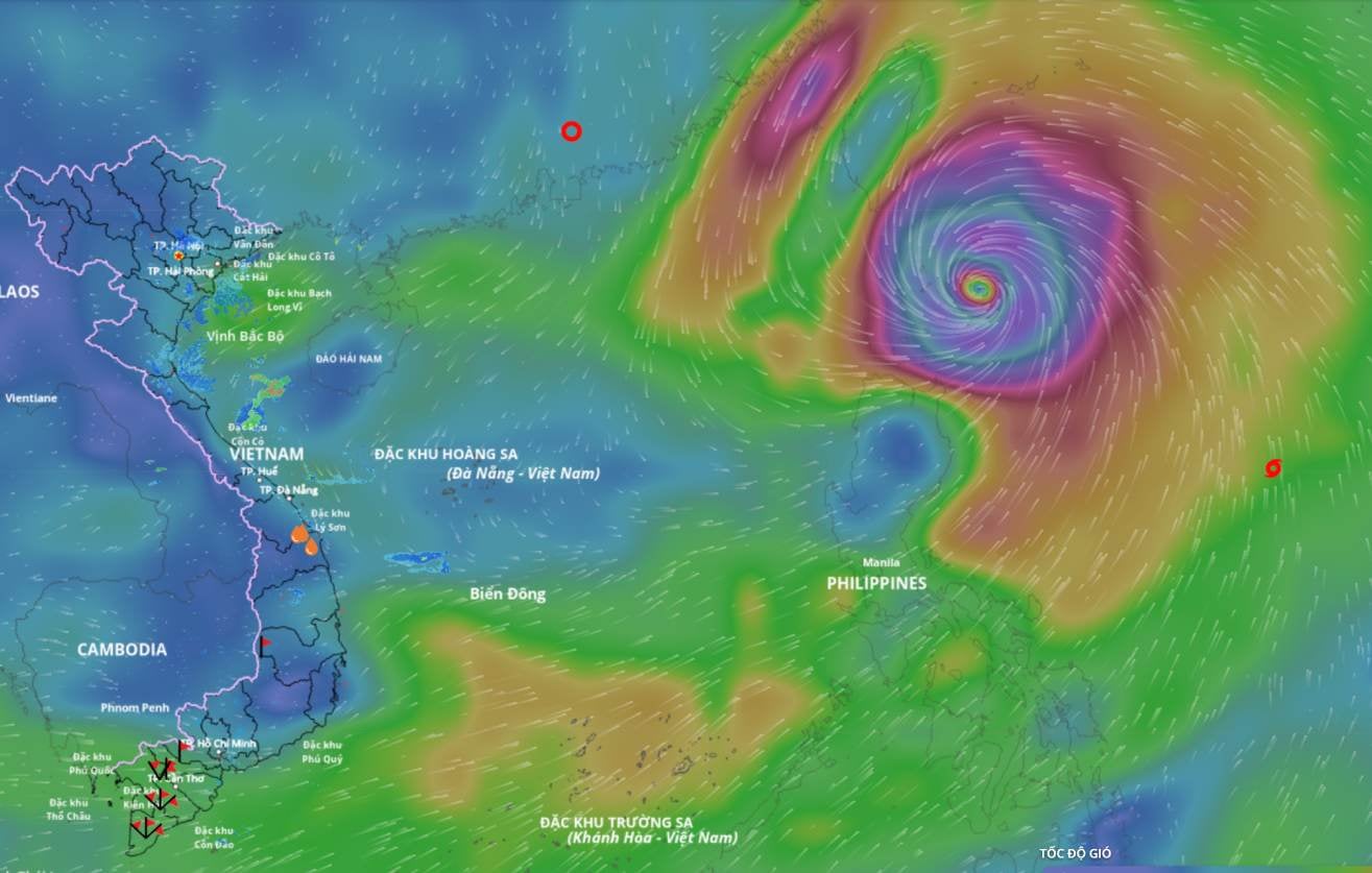 Storm Ragasa will intensify rapidly and enter the East Sea, gusting ...