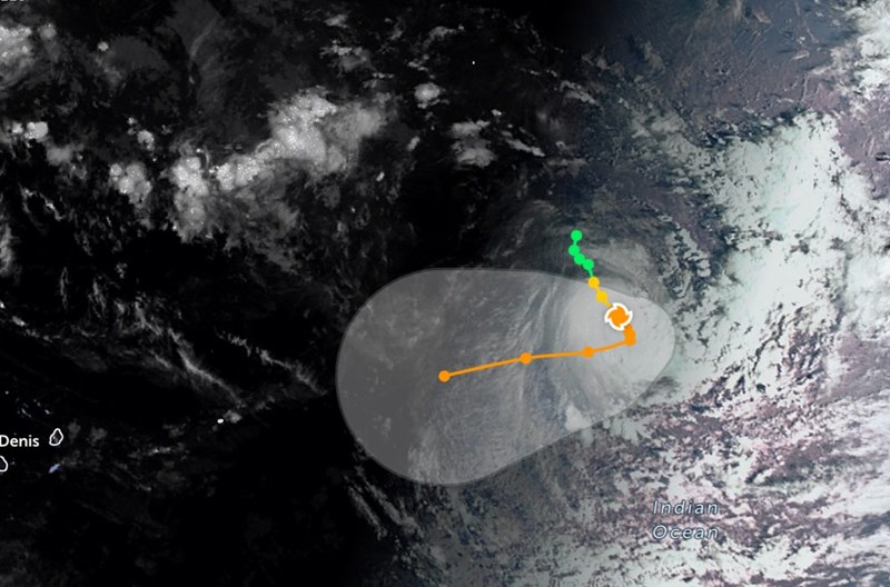 Typhoon Dudzai is strong at the level of a typhoon, the path is ...