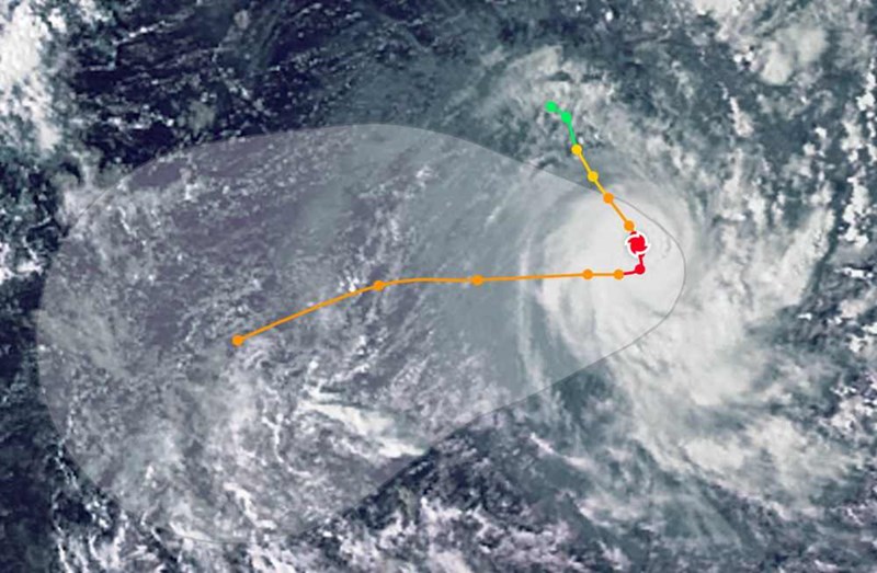 Typhoon Dudzai officially strengthens into super typhoon, windpower ...