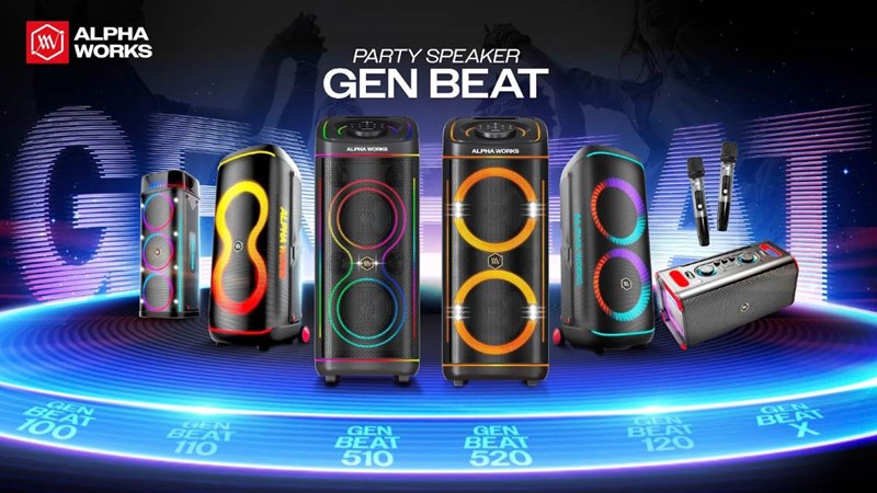 Alpha Works ra mắt dòng loa tiệc Gen Beat cho mùa lễ hội cuối năm