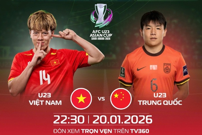 U23 Vietnam vs U23 China football schedule in the AFC U23 Championship ...