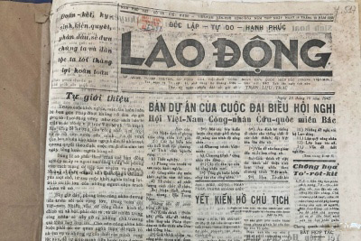 The imprint of Lao Dong Newspaper in the historic General Election of ...