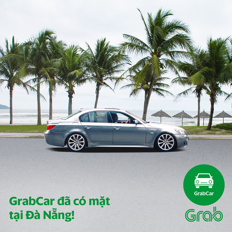 GrabCar đổ bộ thị trường Đà Nẵng